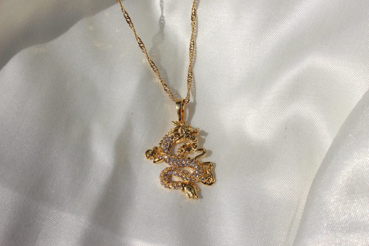 ICY DRAGON NECKLACE