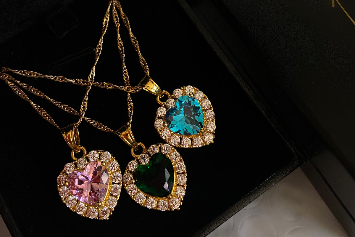HEART OF THE OCEAN NECKLACE | Bling Ting