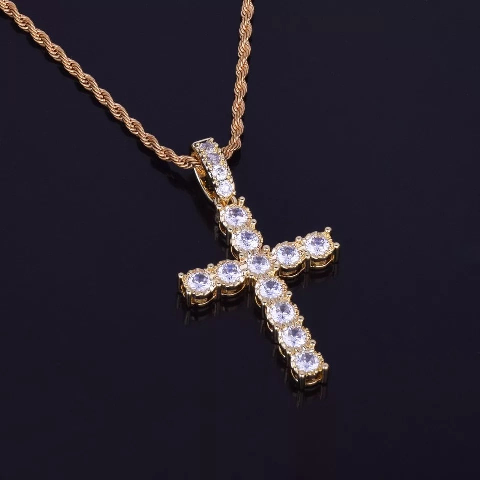 MENS ICY CROSS NECKLACE | Bling Ting